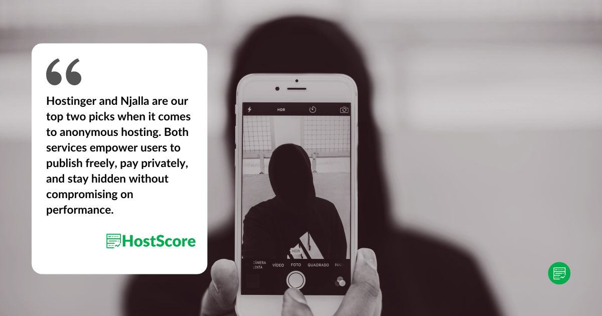 7大匿名主机服务商推荐 - HostScore