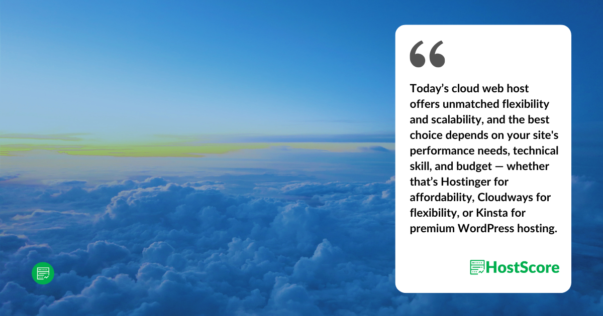 Best Cloud Hosting Services: Scalable, Flexible, and Cost-Efficient Options Compared - HostScore