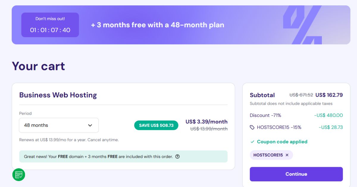 Hostinger Coupon Code: Discount up to 77% (November 2025)