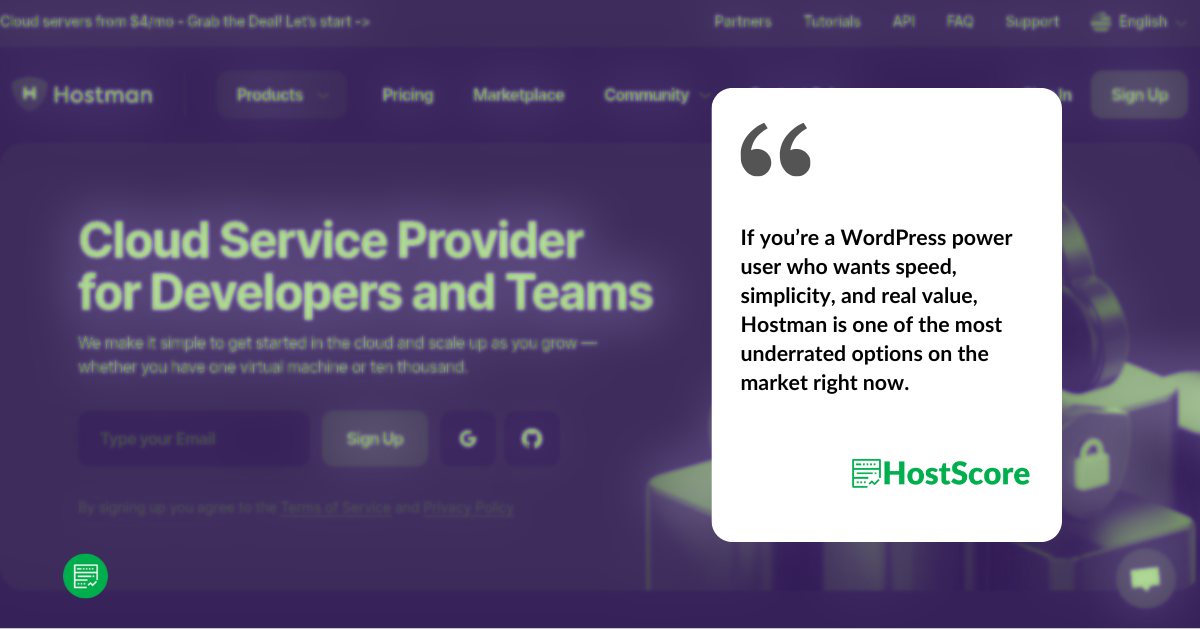 Hostman Review: Worth Trying for WordPress Users? - HostScore