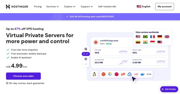 Hostinger VPS Review: Good? Plans & Pricing? Alternatives?