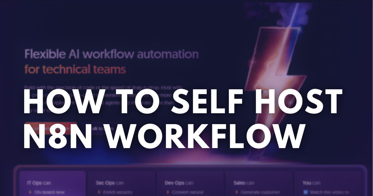 How to Self-Host n8n Automated Workflow - HostScore
